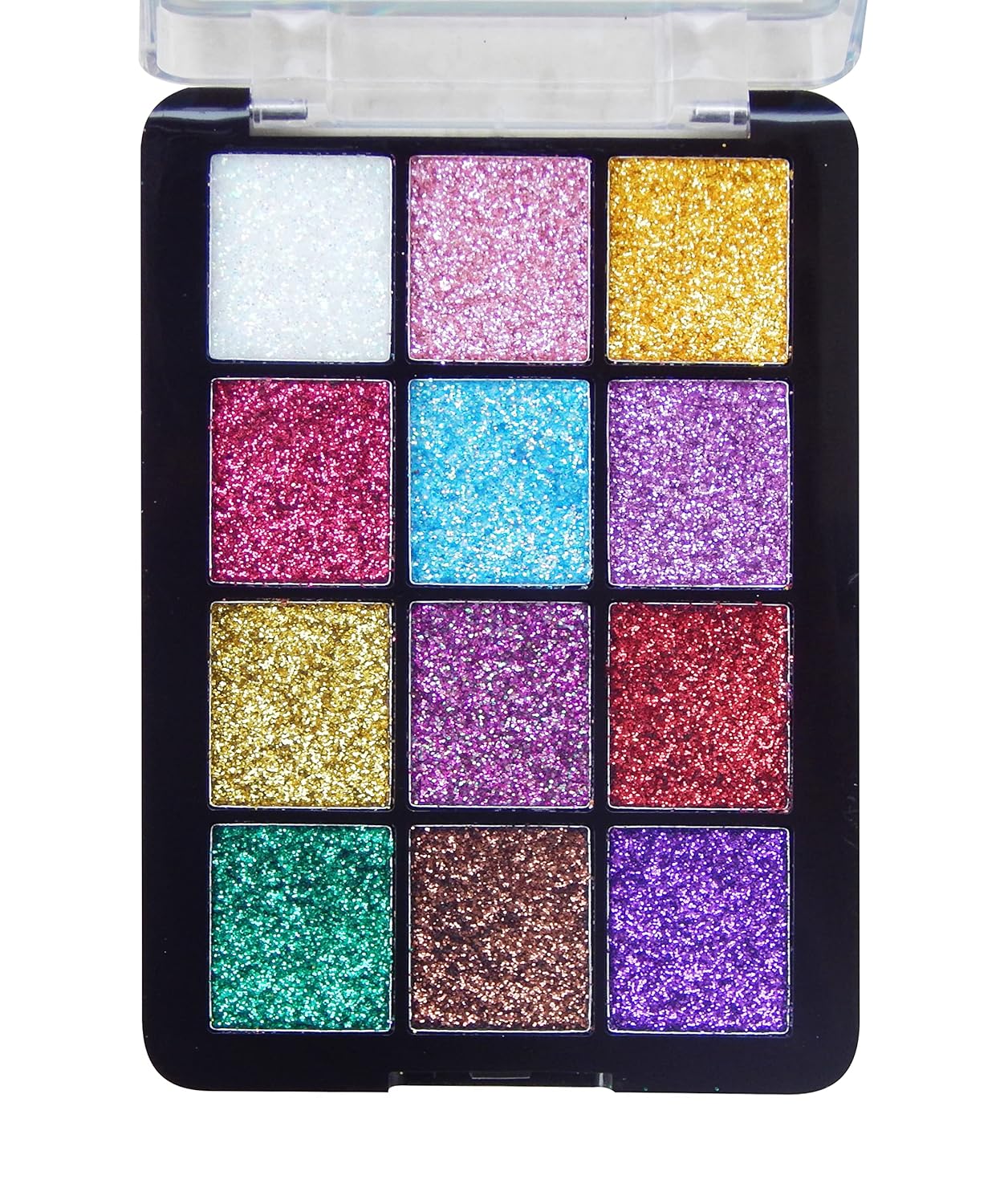 Shine your day 12 colors glitter eyeshadow palette + sparkling glitter ...